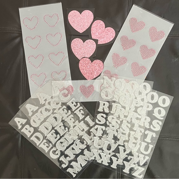 Amazon | Other | Iron On Hearts Alphabet | Poshmark